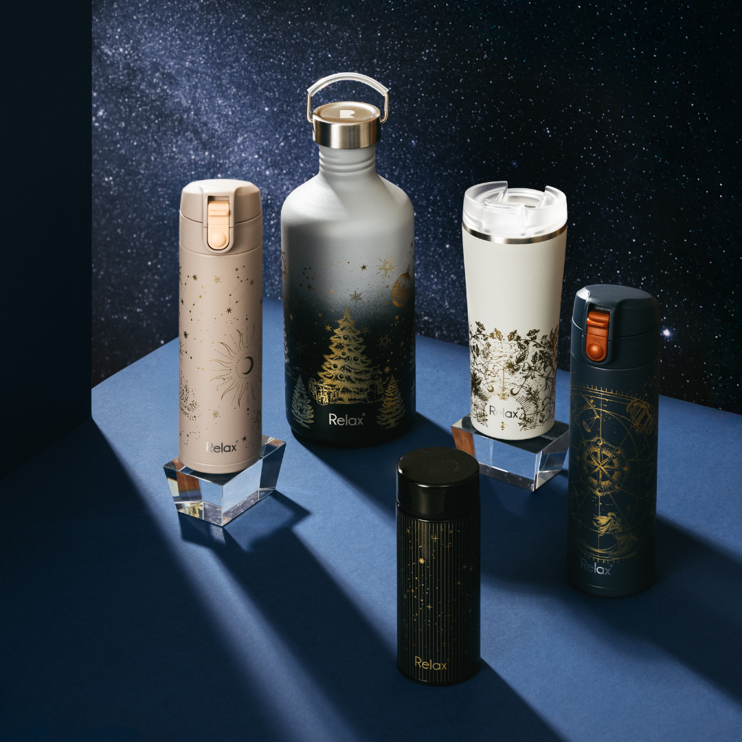 RELAX STARRY NIGHT COLLECTION 250ML CHERIE STAINLESS STEEL THERMAL FLA ...