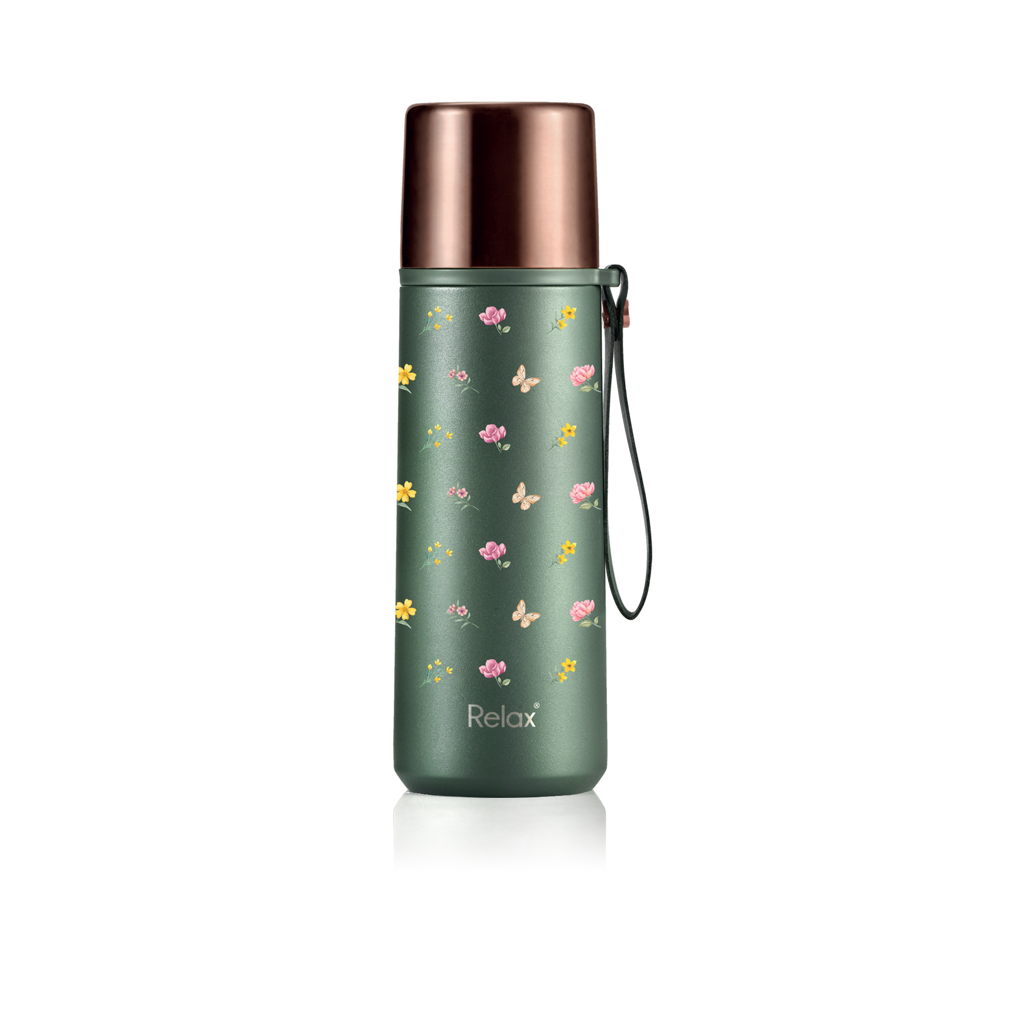 RELAX BLOOM COLLECTION 1000ML VINCCI STAINLESS STEEL THERMAL FLASK - F ...