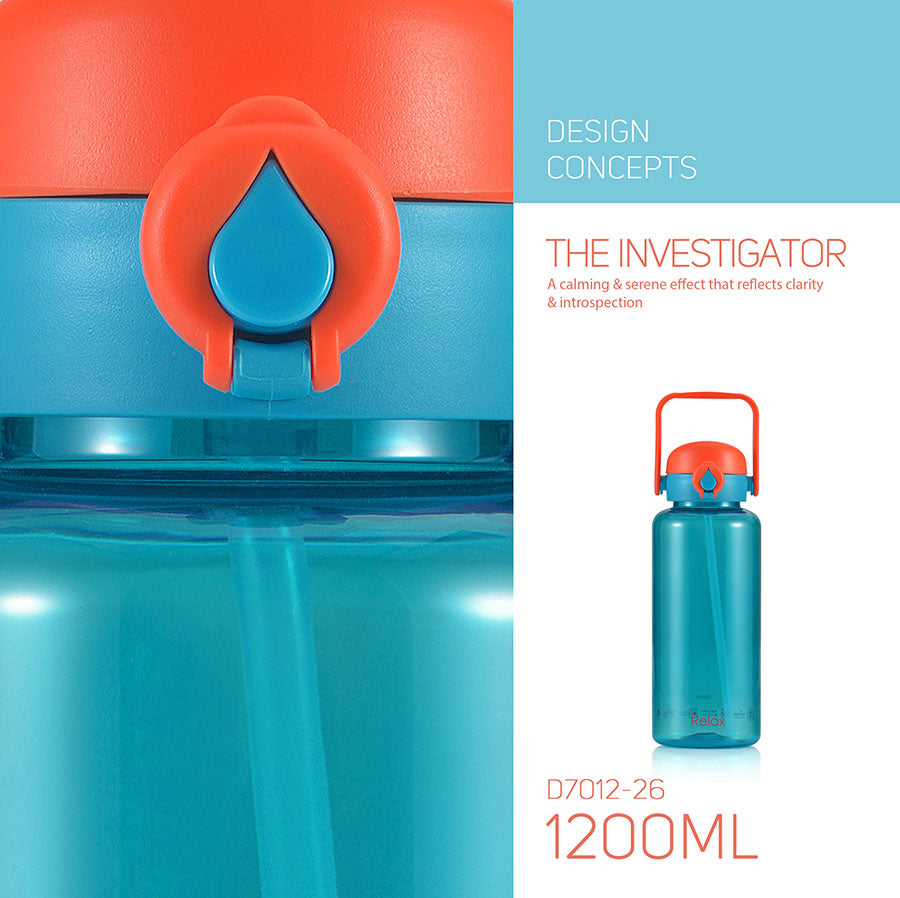 RELAX 1200ML MELLOW TRITAN WATER BOTTLE - THE INVESTIGATOR – Relaxbottles